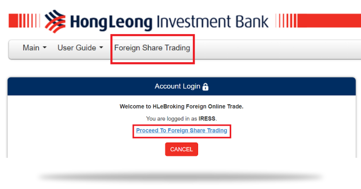Stock Trading - Hong Leong Bank Malaysia